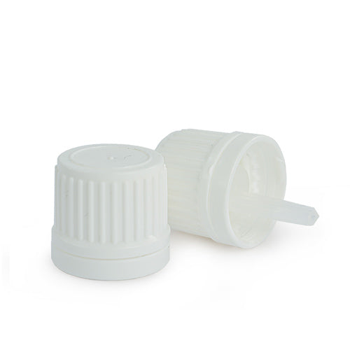 White T/E Dropper Screw on Cap – Avalon Cosmetic Packaging